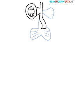 How to Draw Siren Head - How to Draw Easy