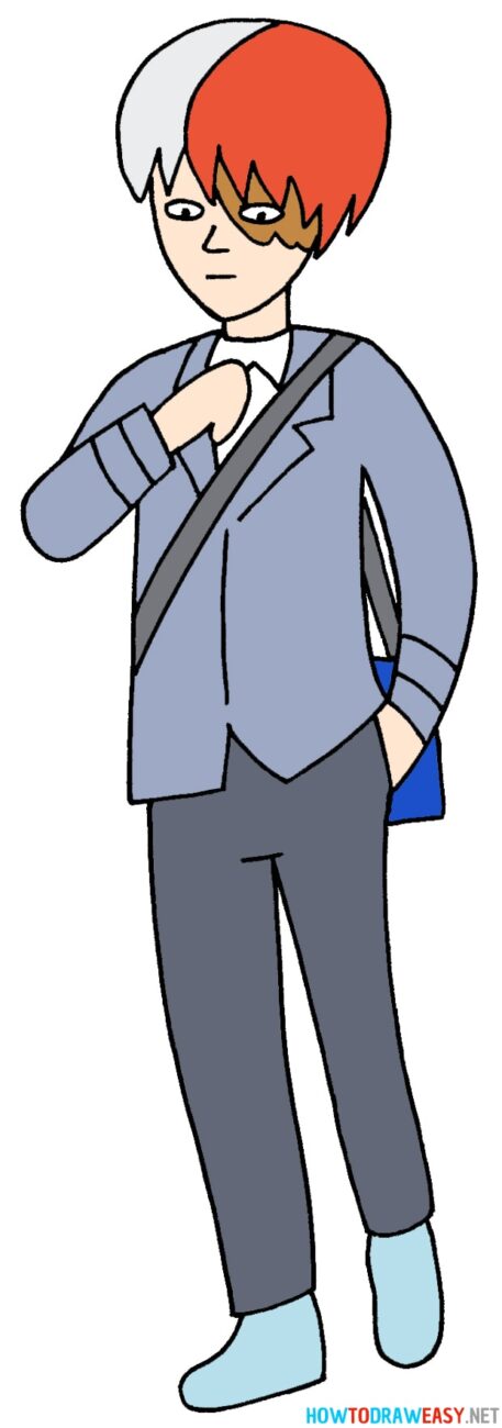 How to Draw Todoroki - How to Draw Easy