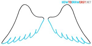 How to Draw Angel Wings - How to Draw Easy
