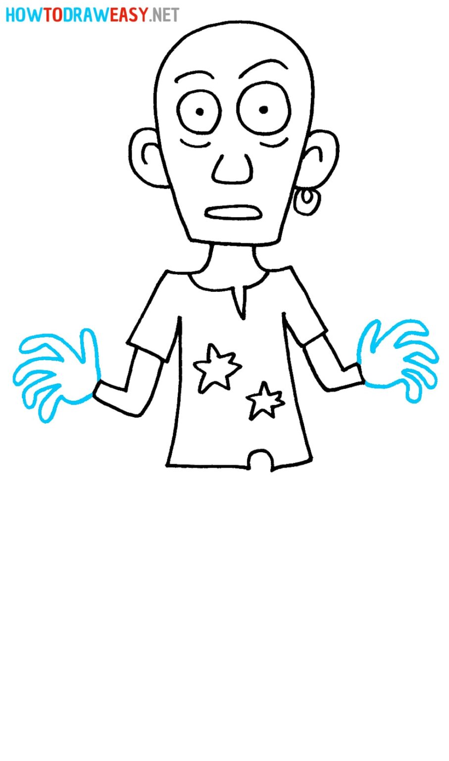 How to Draw a Zombie - How to Draw Easy