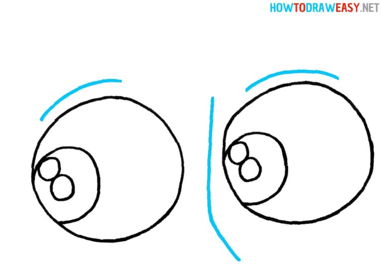 How to Draw Cartoon Eyes - How to Draw Easy