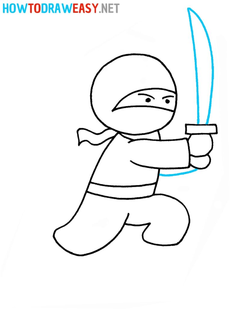 How to Draw a Ninja - How to Draw Easy