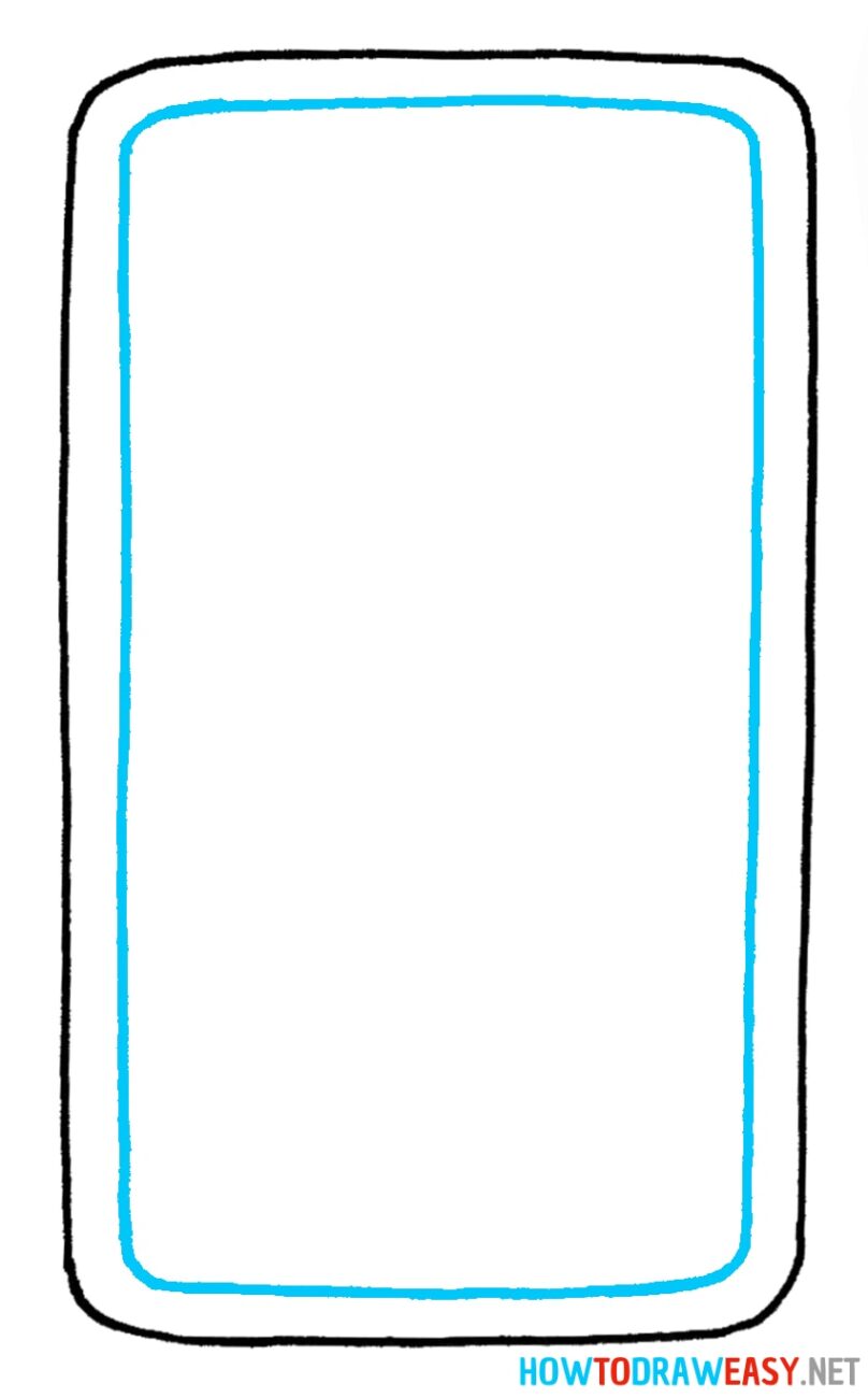 How to Draw a Phone - How to Draw Easy