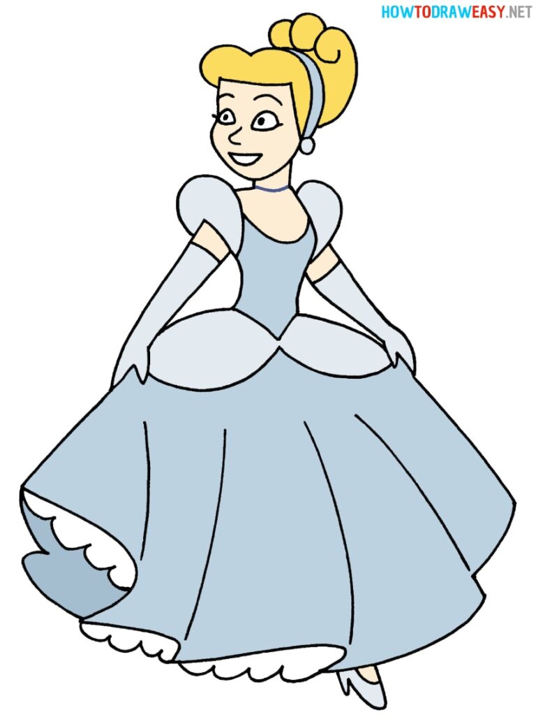 How to Draw Cinderella - How to Draw Easy
