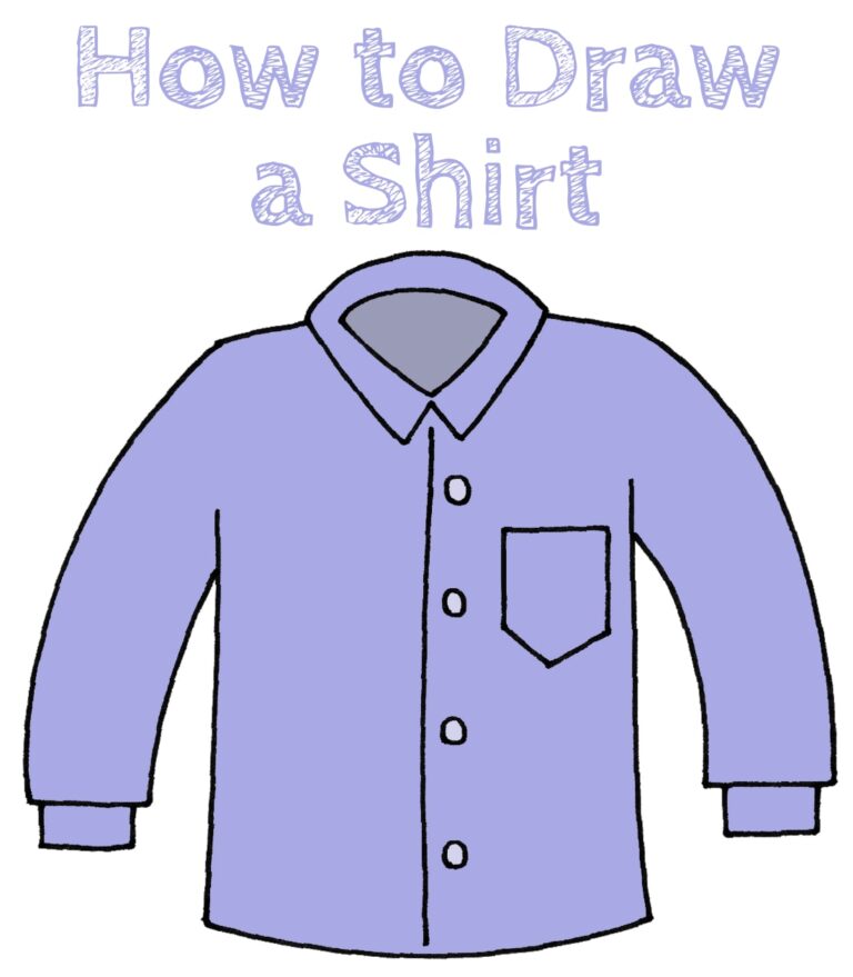 How to Draw a Shirt Step by Step - How to Draw Easy