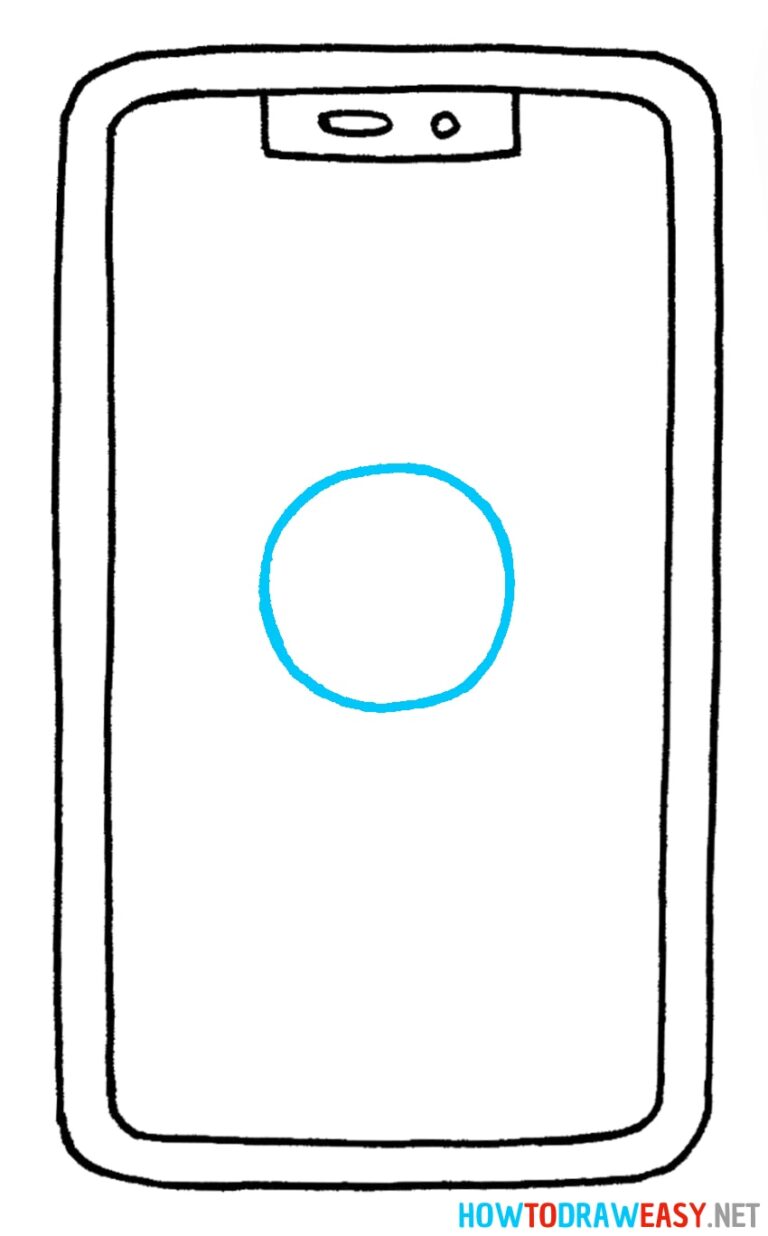 How to Draw a Phone - How to Draw Easy