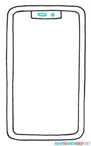 How to Draw a Phone - How to Draw Easy