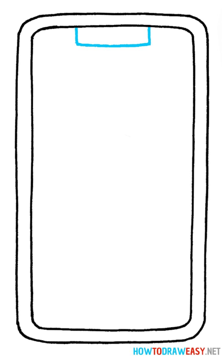 How to Draw a Phone - How to Draw Easy