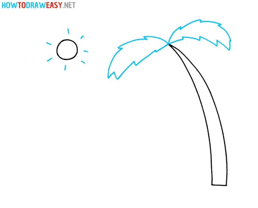 How to Draw a Beach - How to Draw Easy