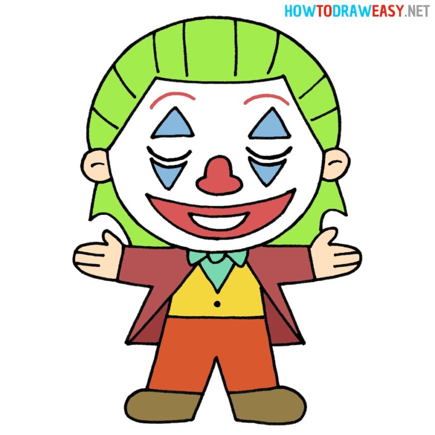 How to Draw The Joker - How to Draw Easy