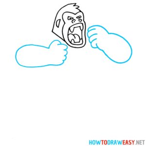 How to Draw King Kong - How to Draw Easy