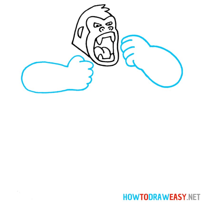 How to Draw King Kong - How to Draw Easy