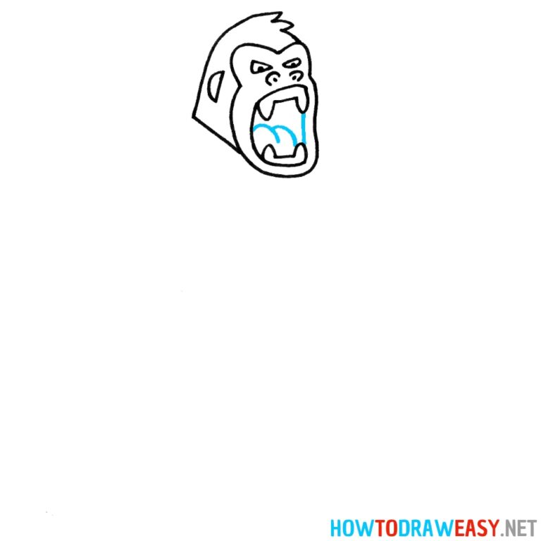 How to Draw King Kong - How to Draw Easy