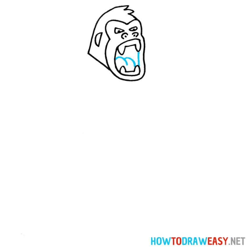 How to Draw King Kong - How to Draw Easy