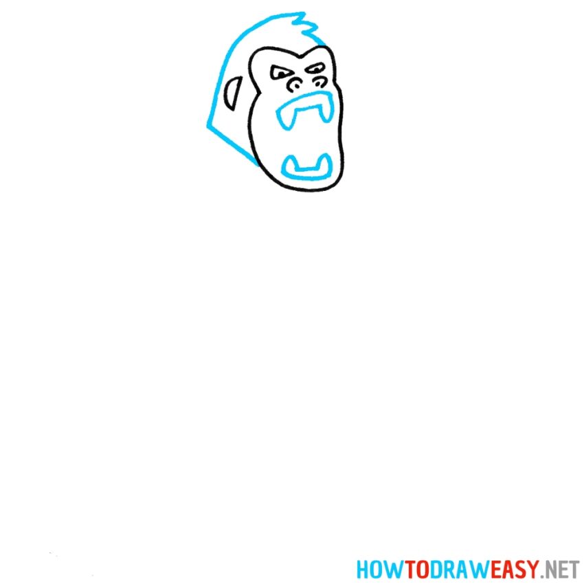 How to Draw King Kong - How to Draw Easy