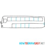 How to Draw a Bus Step by Step - How to Draw Easy