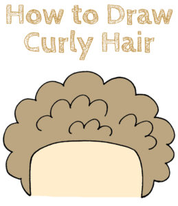 How to Draw Curly Hair - How to Draw Easy