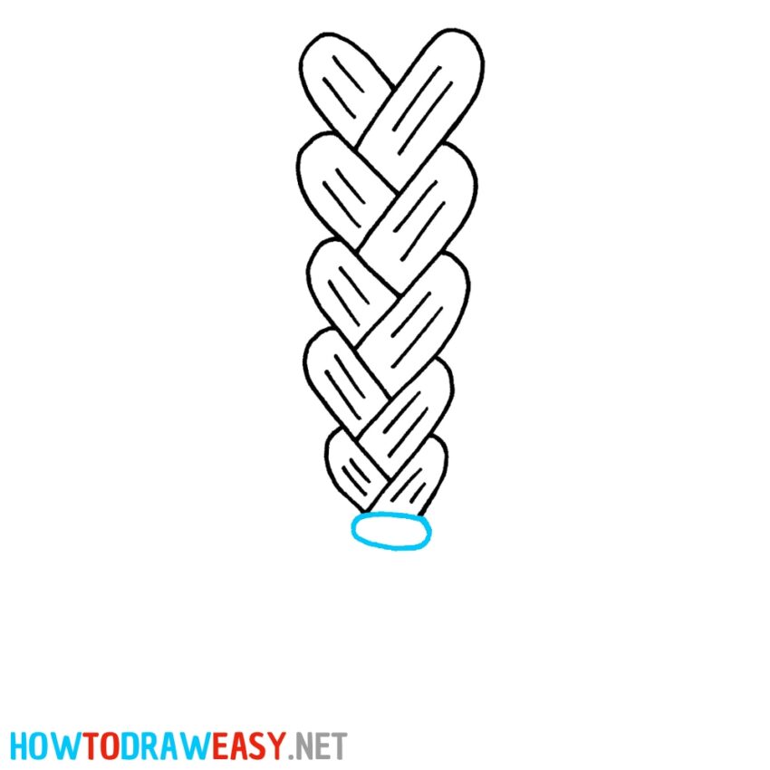 How to Draw a Braid - How to Draw Easy