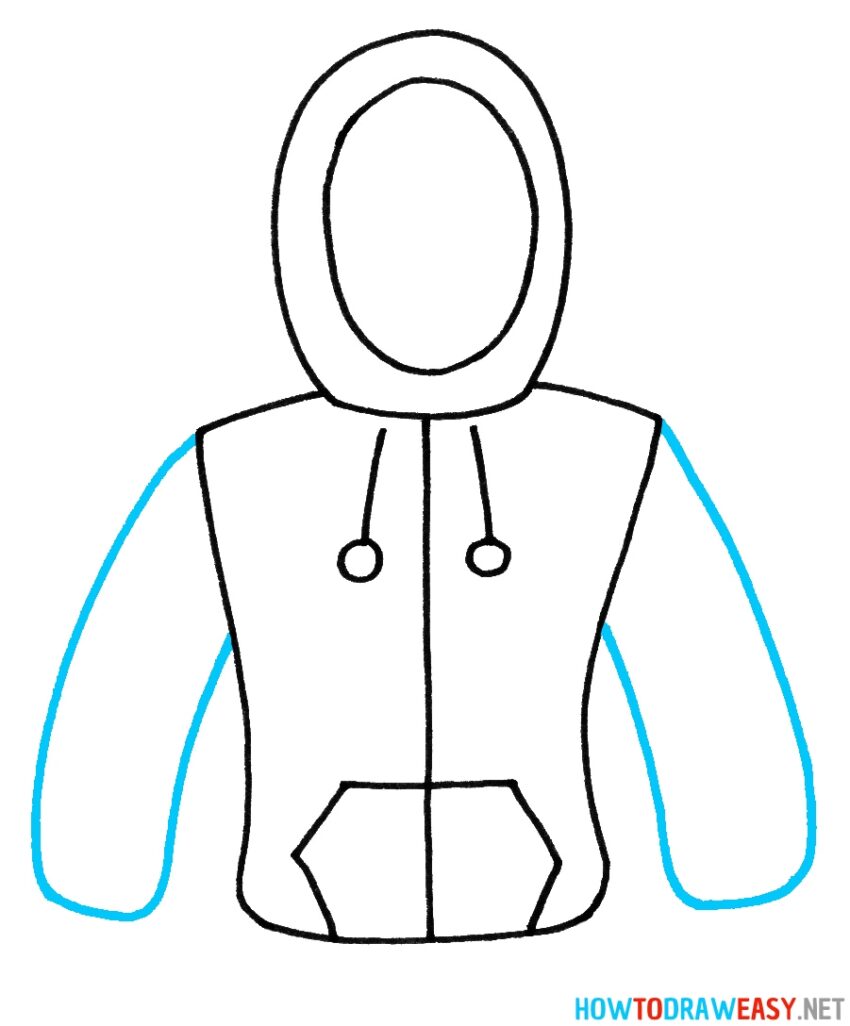 How to Draw a Hoodie - How to Draw Easy