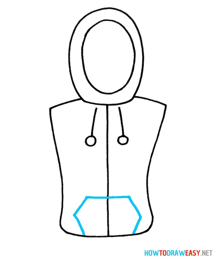 How to Draw a Hoodie - How to Draw Easy
