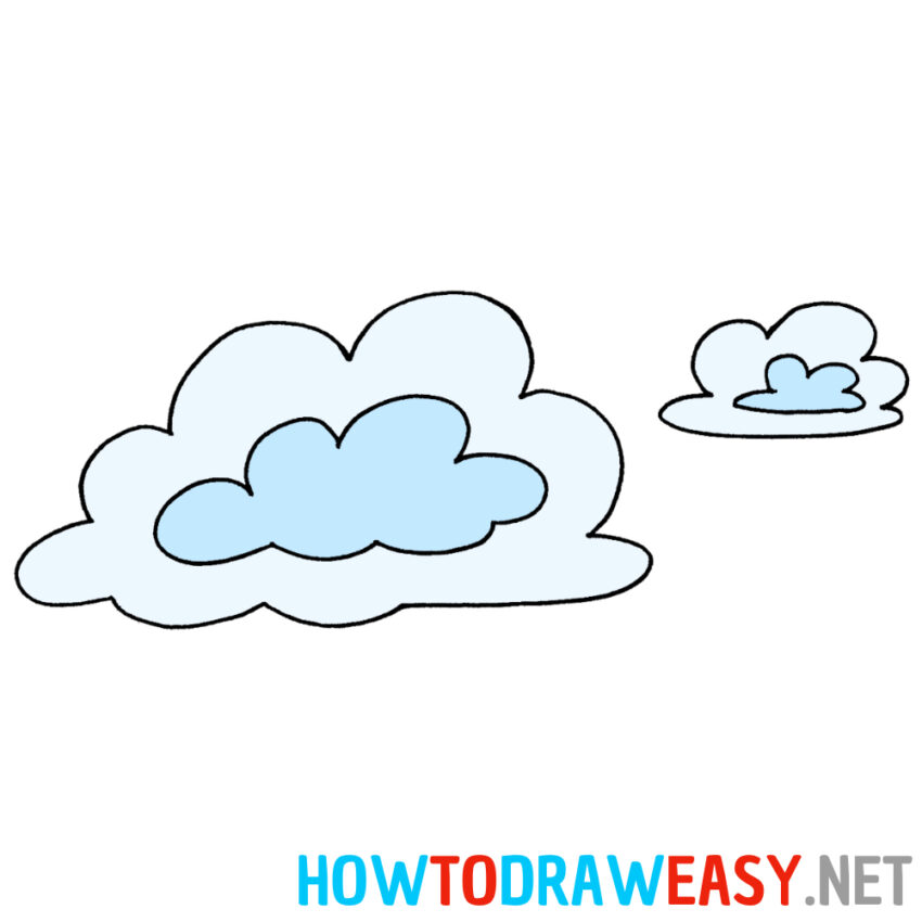 How to Draw Clouds - How to Draw Easy