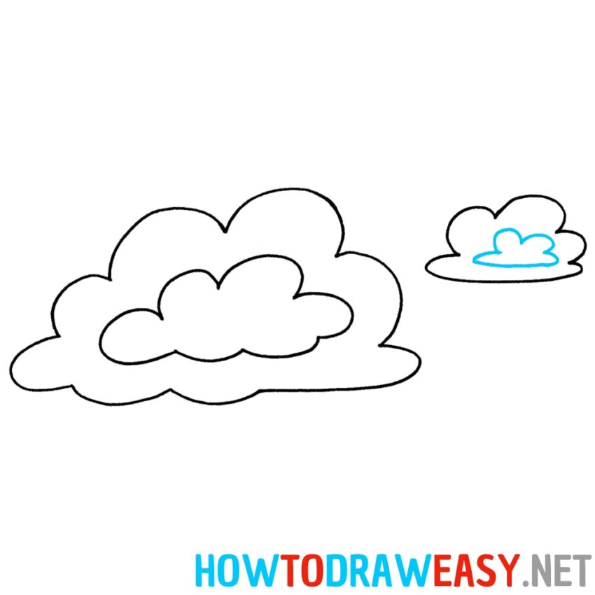 How to Draw Clouds - How to Draw Easy
