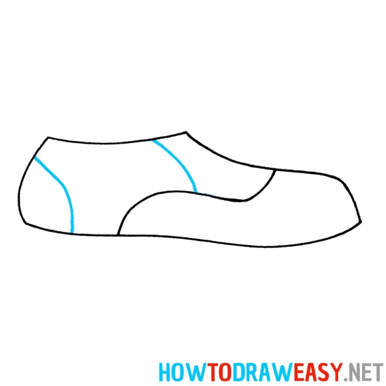 How to Draw a Shoe - How to Draw Easy