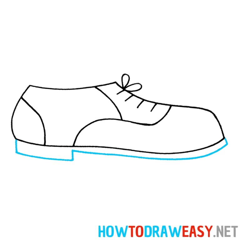 How to Draw a Shoe - How to Draw Easy