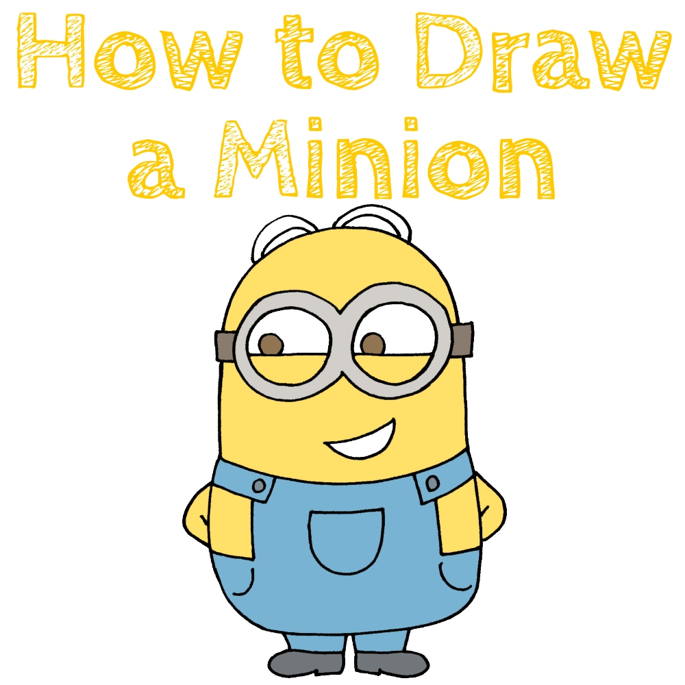 Minion Outline Drawing Easy Minion Outline Drawing Easy