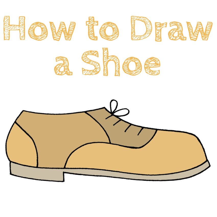 How to Draw a Shoe - How to Draw Easy