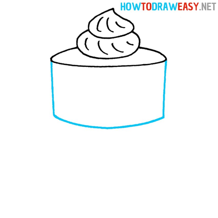 How to Draw a Cake - How to Draw Easy