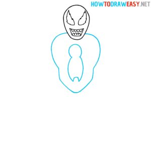 How to Draw Venom - How to Draw Easy