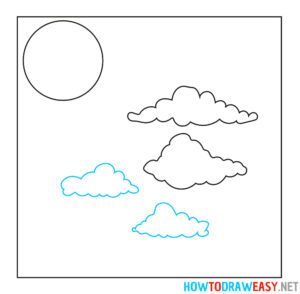 How to Draw a Sky - How to Draw Easy