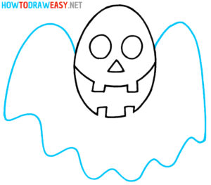 How to Draw a Ghost - How to Draw Easy