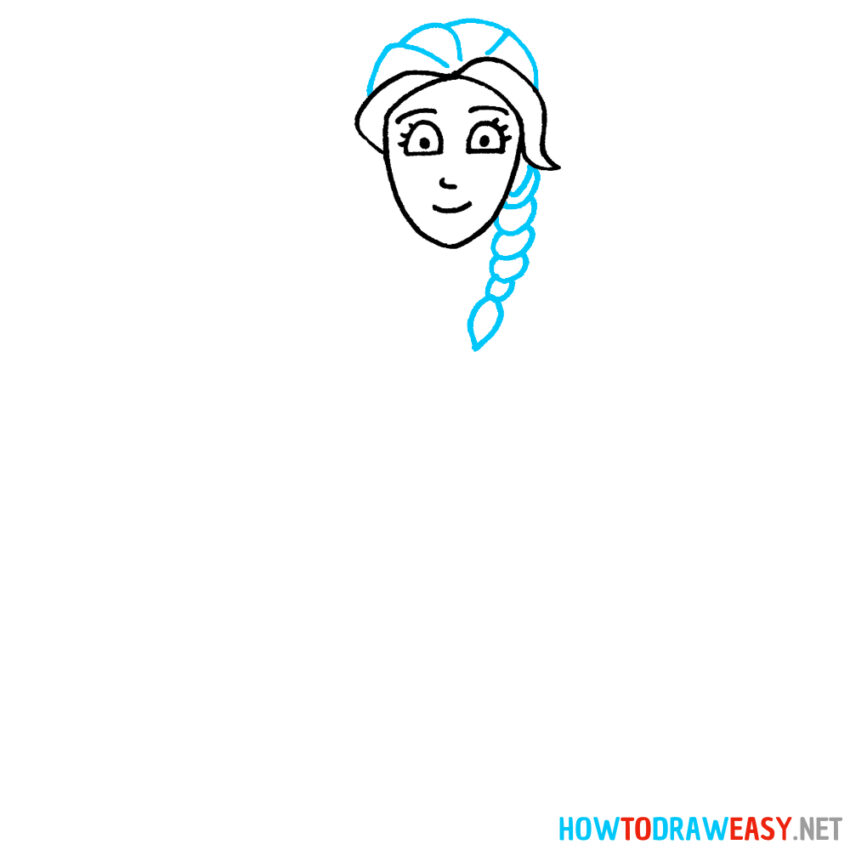 How to Draw Elsa - How to Draw Easy