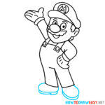 How to Draw Mario - How to Draw Easy