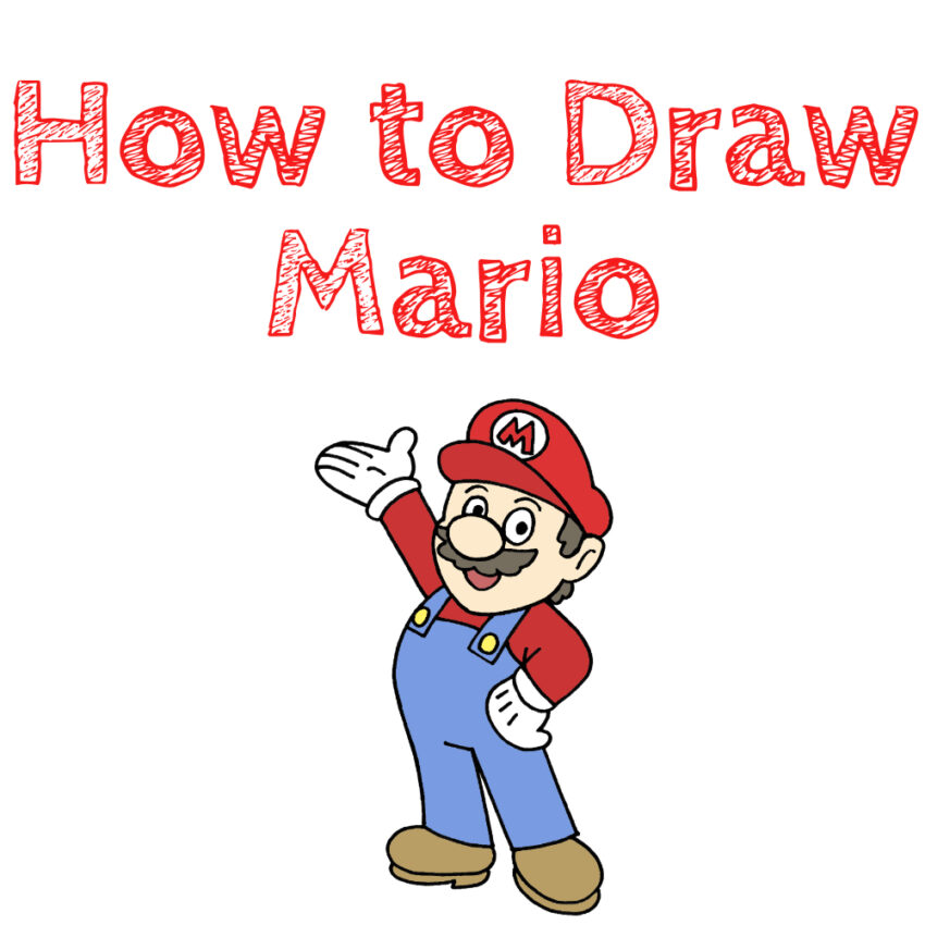 How to Draw Mario - How to Draw Easy