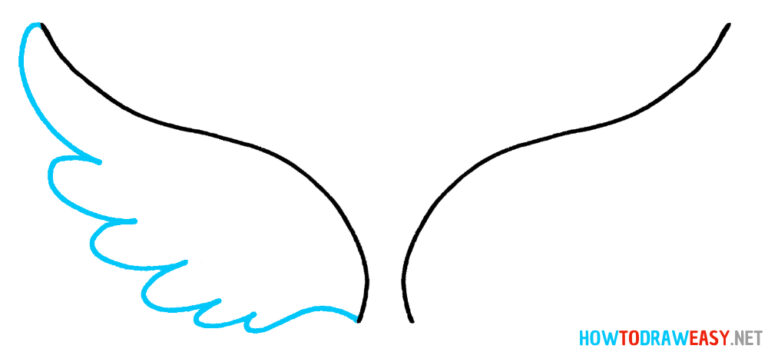 How to Draw Wings - How to Draw Easy