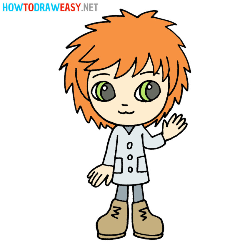 How to Draw a Chibi Person - How to Draw Easy