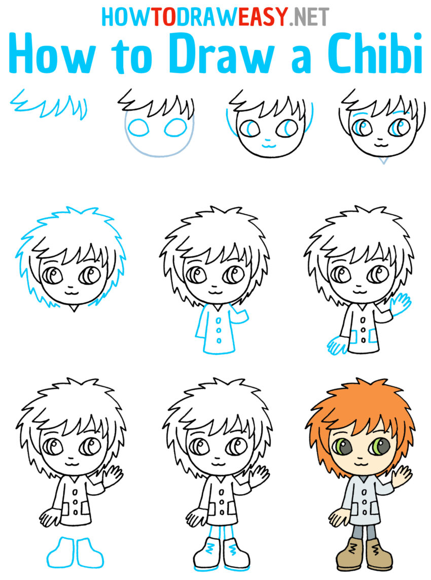 How to Draw a Chibi Person - How to Draw Easy