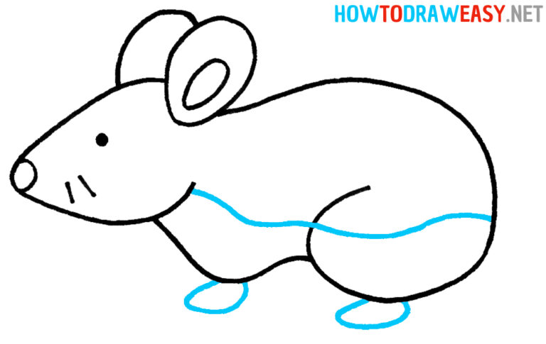 How to Draw a Mouse - How to Draw Easy