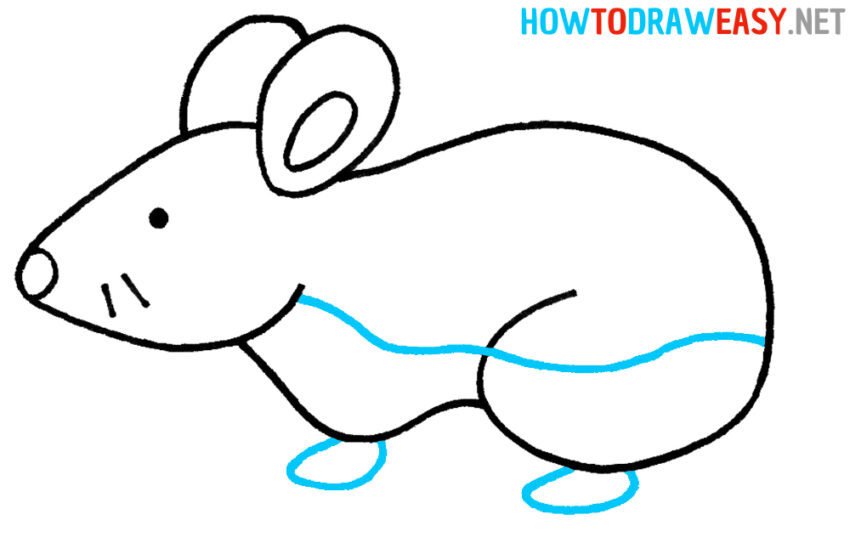 How to Draw a Mouse - How to Draw Easy