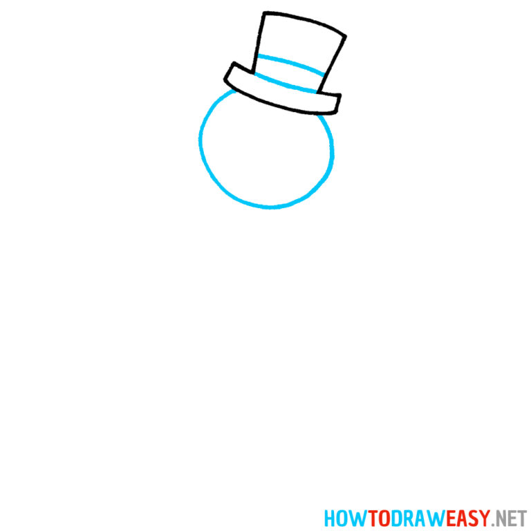 How to Draw a Snowman - How to Draw Easy