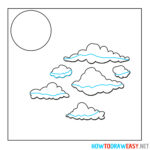 How to Draw a Sky - How to Draw Easy