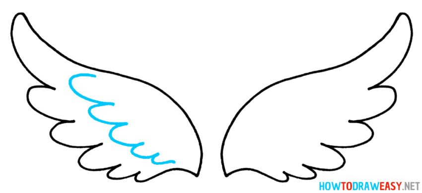 How to Draw Wings - How to Draw Easy