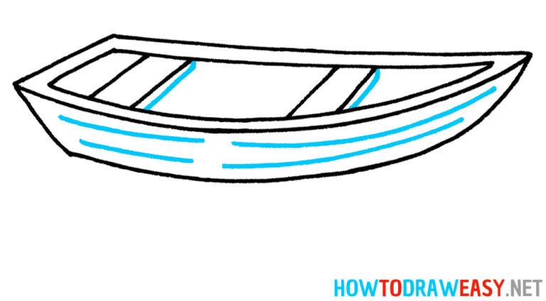 How to Draw a Boat - How to Draw Easy