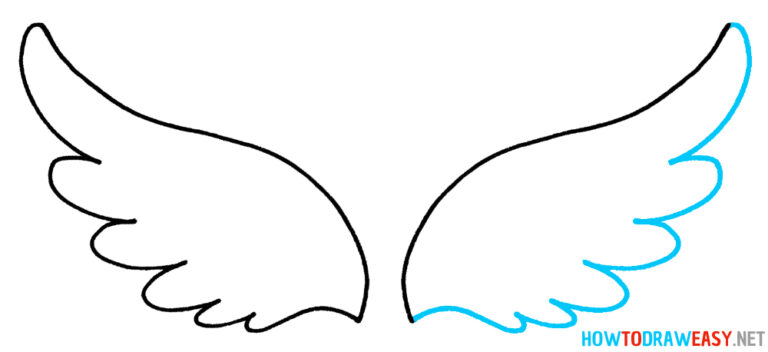 How to Draw Wings - How to Draw Easy