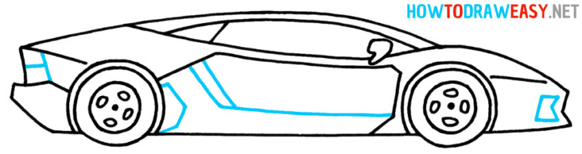 How to Draw a Lambo - How to Draw Easy
