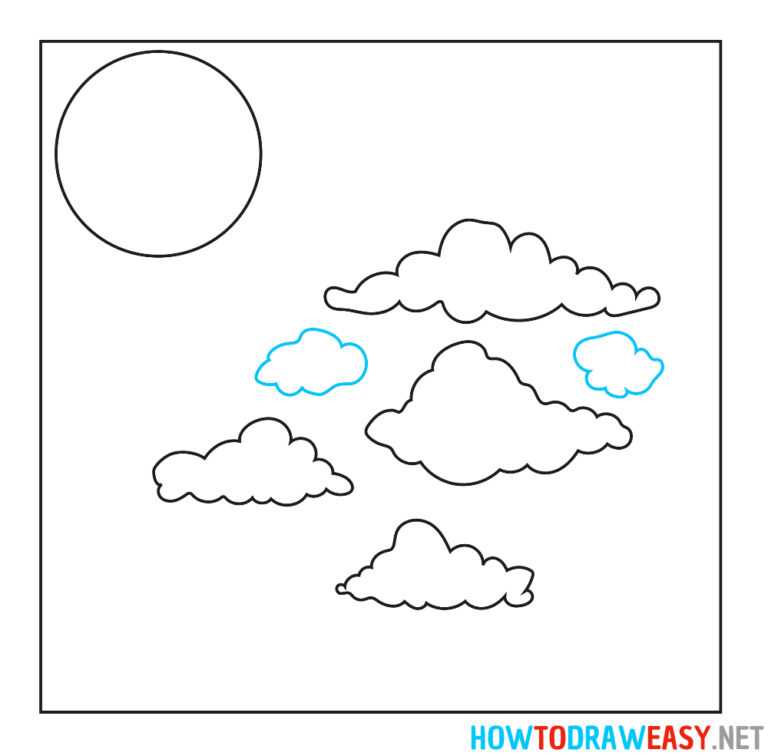 How to Draw a Sky - How to Draw Easy