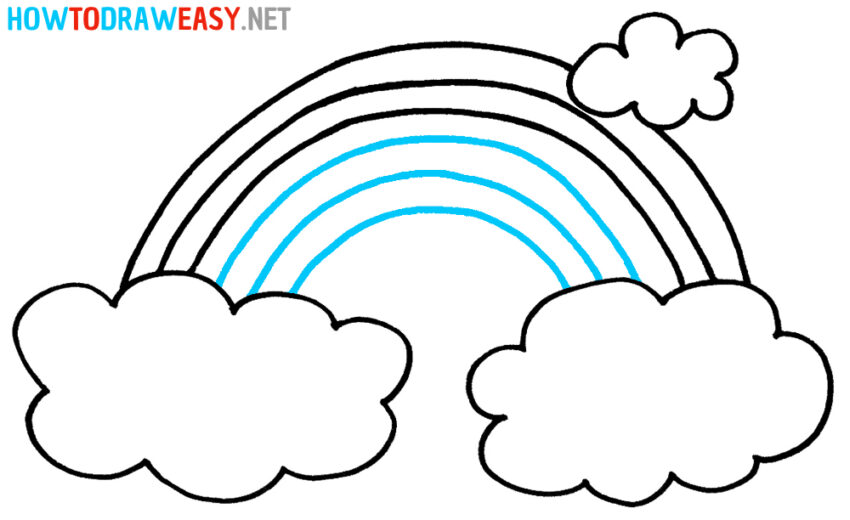 How to Draw a Rainbow - How to Draw Easy